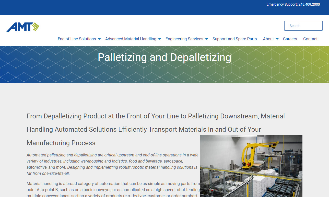 Applied Manufacturing Technologies | Bulk Material Handling Equipment